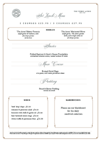 Lunch | The 3 Acres Inn | Restaurant, Wedding & Events Venue